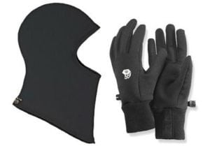 Power Stretch Balaclava and Gloves - Pack and Paddle