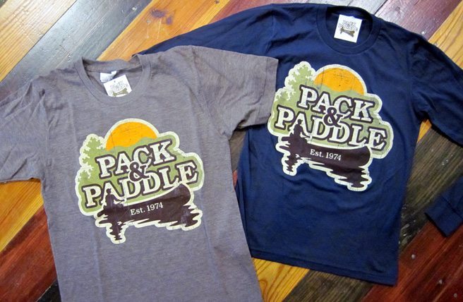 New Pack and Paddle Shirts - Pack and Paddle