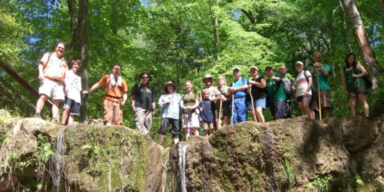 Clark Creek Natural Area - Waterfall Hike - Pack and Paddle